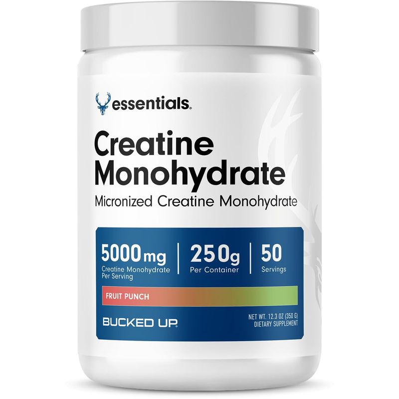 Bucked Up Fruit Punch Creatine for Women and Men - Easy to Mix ...