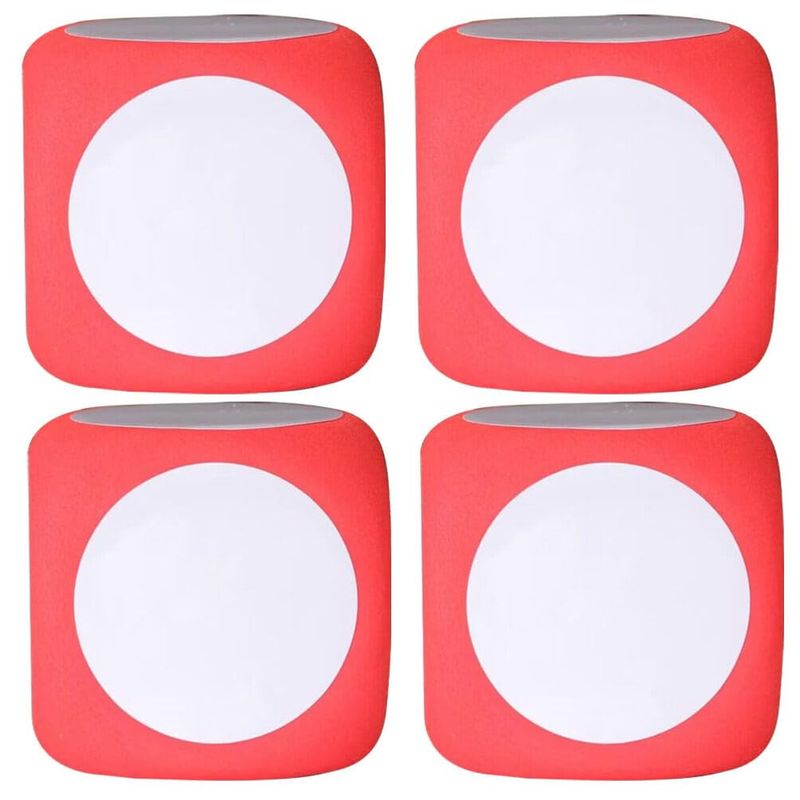 NUOBESTY Giant Foam Dice 4pcs Dry Erase Dice Blank Dice Cube Write-on ...