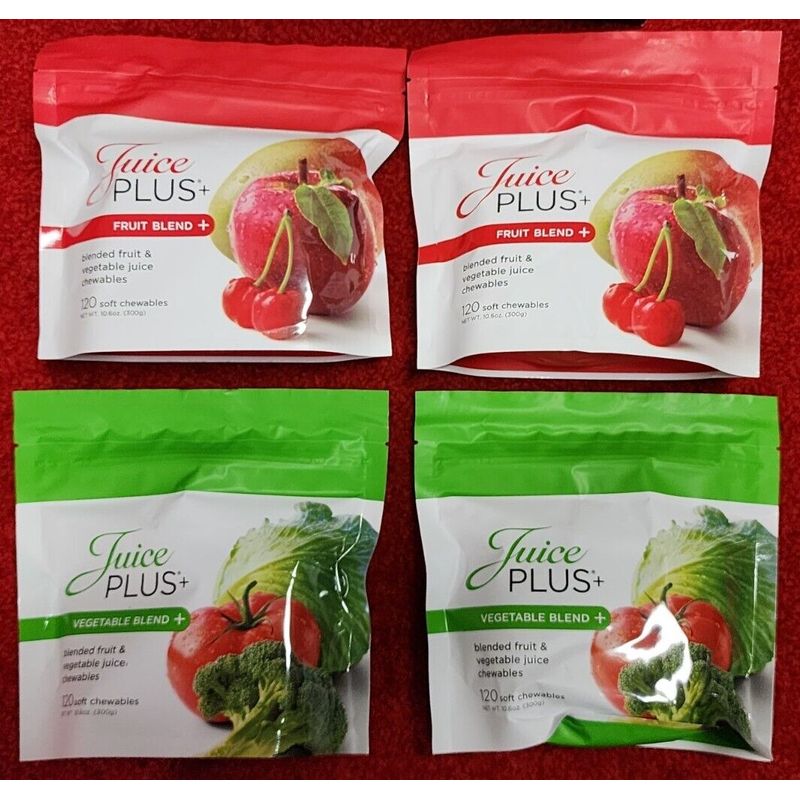 Juice Plus 480 Soft Chewables Gummies Blended Fruit Vegetable New ...