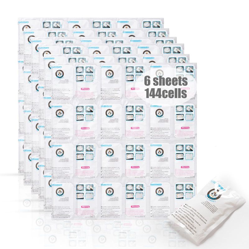 Shipping Cold Packs Dry Ice for Shipping Frozen Food, Flexible Cold Ice ...