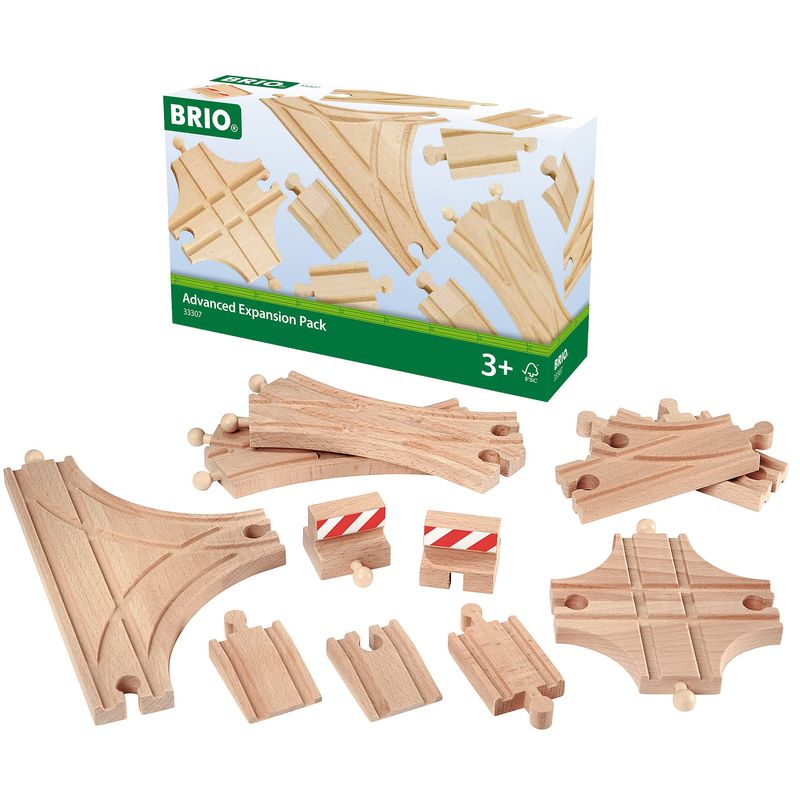 BRIO World 33307 - Advanced Expansion Pack - 11 Piece Set of wooden ...