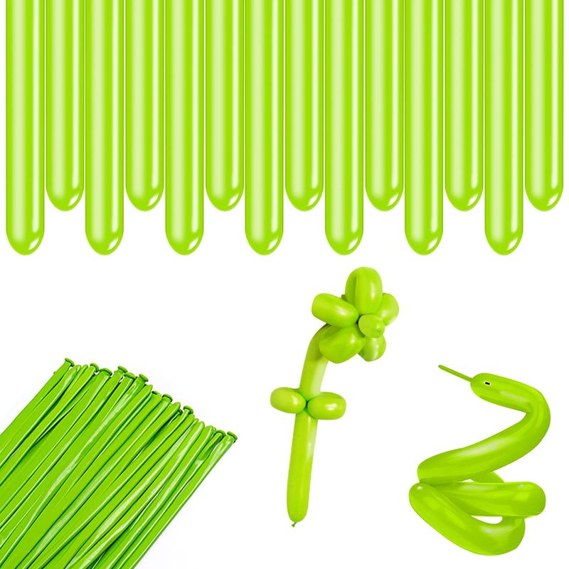Rimobul 100PCS 260Q Balloons Twisting Animal Balloons Long Magic ...