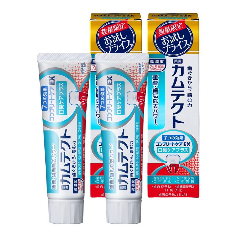 Kamtect Complete Care EX Bad Breath Care Plus (Quasi-Drug) Toothpaste, Periodontal Disease ...