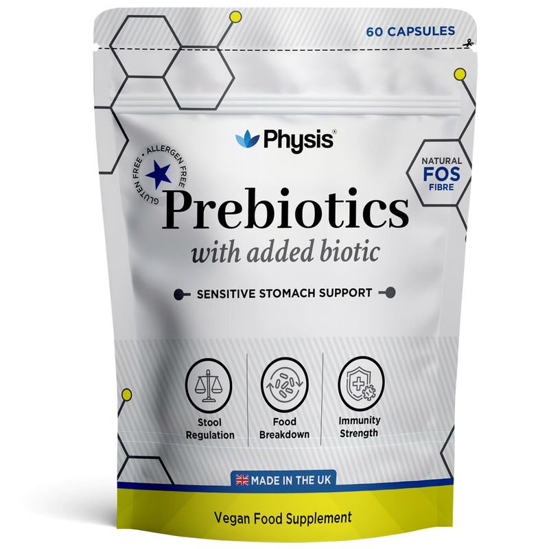 Physis Prebiotics with Probiotics | FOS Fibre Supplement | Gut Health ...