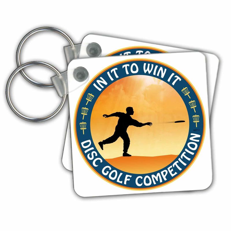 set of 6 Key Chains - Disc Golf Competition in it to win it with ...