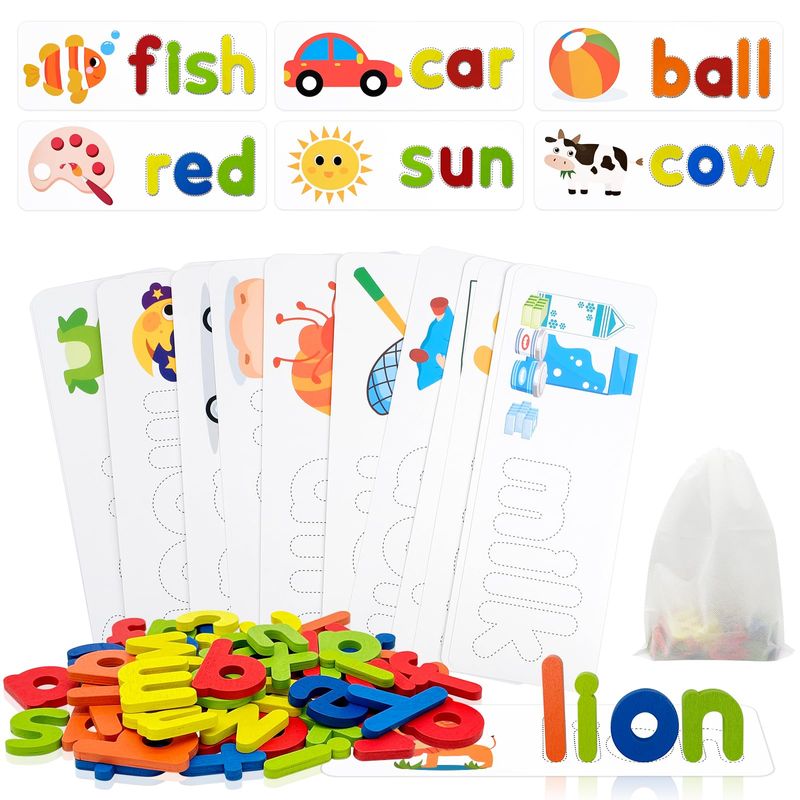 TRUEIN Spelling Games for 1 2 3 Year Olds Kids, Matching Letter ...