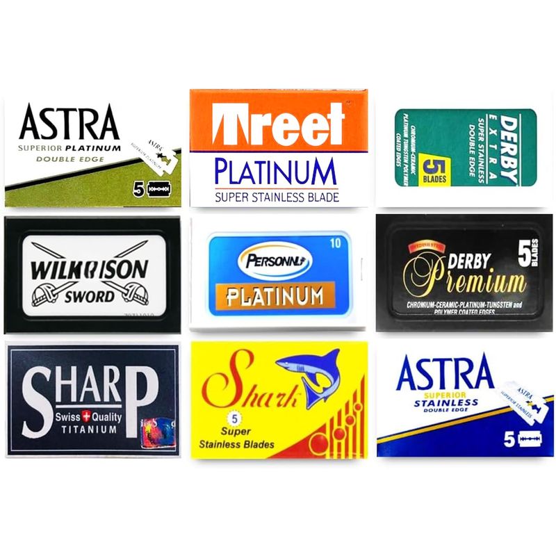 Razor Blades Club Rasierklingen, Probepackung mit 50 Rasierklingen ...