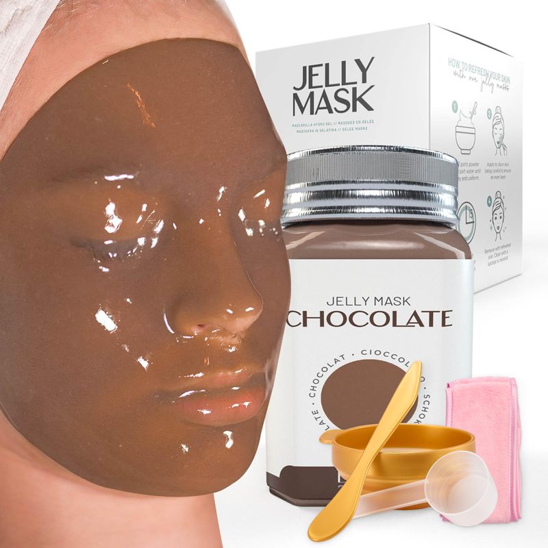 BRÜUN Jelly Mask Jar Chocolate Peel-Off Face Care Rubber Mask | 23 fl ...