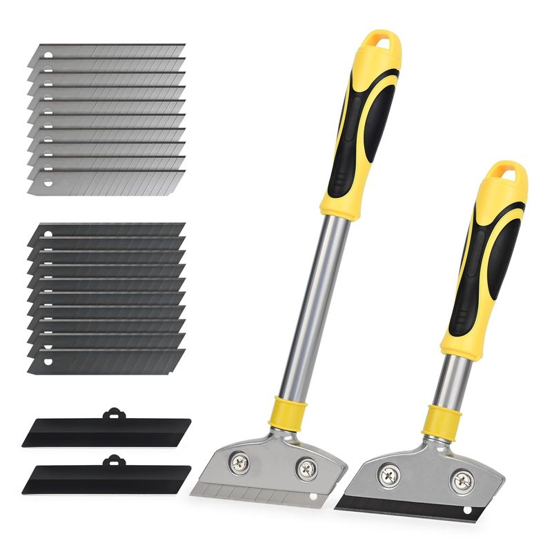 EHDIS Razor Blade Scraper,4 Inch Razor Blade Scraper Tool Tile Paint ...