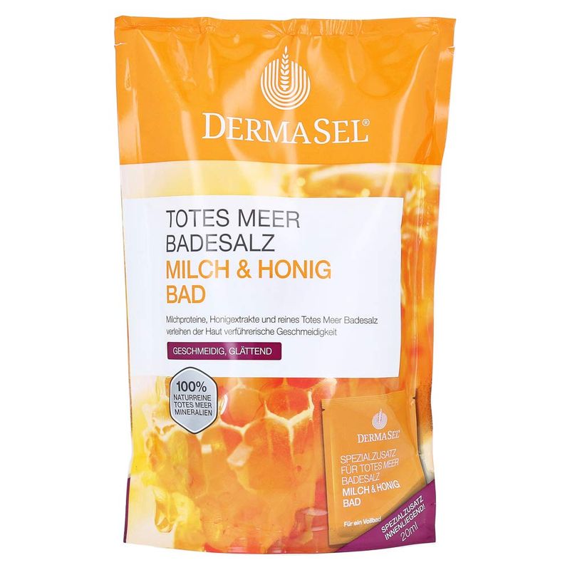 DermaSel Spa Dead Sea Bath Salt Milk and Honey 400g - Online ...