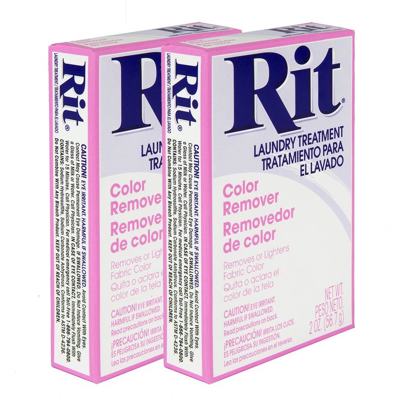 Pack of 2 Rit Dye Laundry Treatment Color Remover - Online Marketplace ...