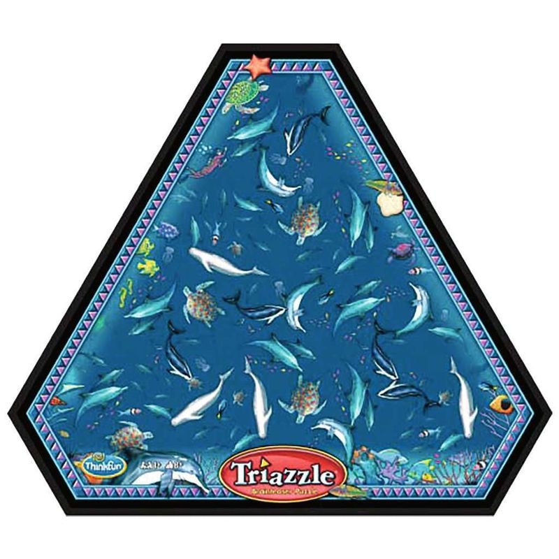 Think Fun Triazzle Picture-Matching Brainteaser (Dolphins) Puzzle for ...