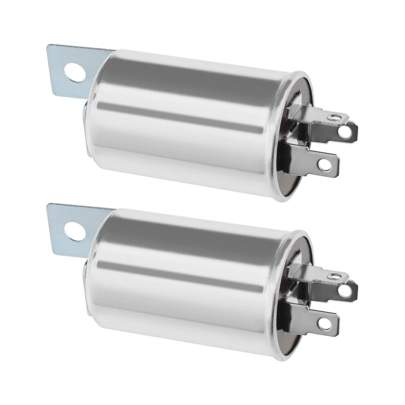 EMSea 2PCS Car 3 Pin Flasher Relays Aluminum Relay Unit 12V 20A 47W ...