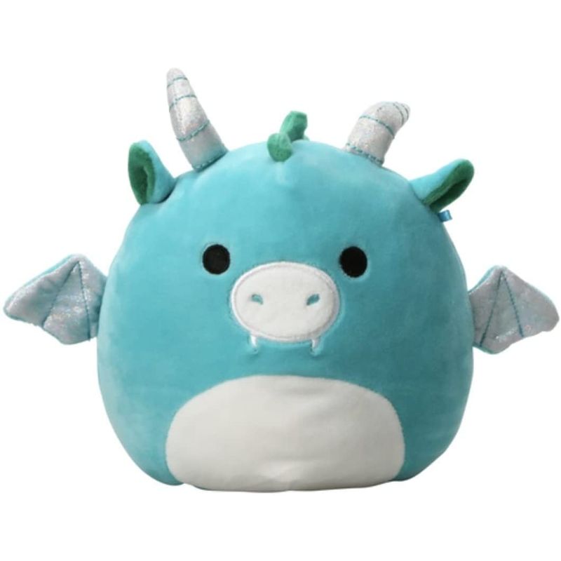 Squishmallows Official Kellytoy 7 Inch Soft Plush Squishy Toy Animals (Avrill Blue Dragon ...
