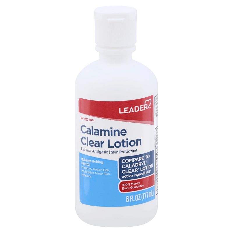 LEADER Calamine Anti-Itch Lotion, Medicated External Analgesic Skin ...