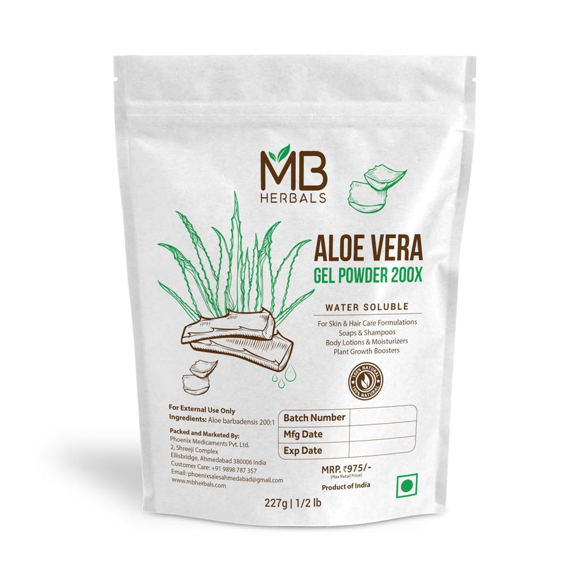 MB Herbals Aloe Vera Gel Powder 200X | 8 oz - Online Marketplace ...
