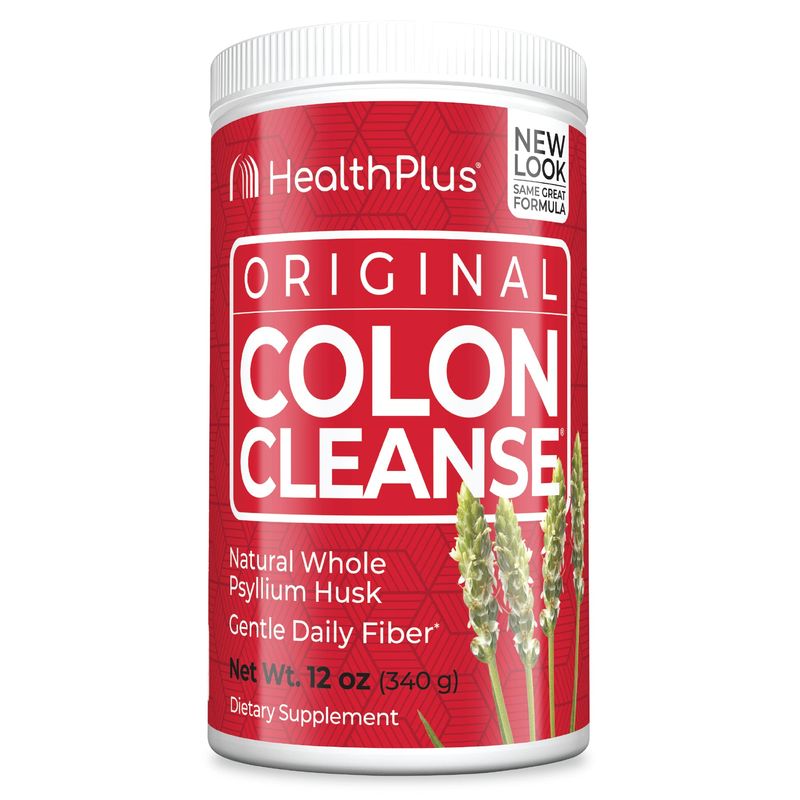 Health Plus Colon Cleanse - Natural Daily Fiber Powder- Gluten Free ...