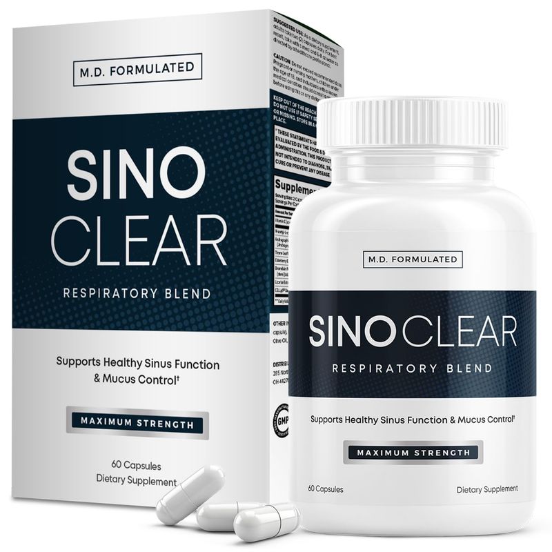 SinoClear - Natural Sinus Supplements, Sinus Relief, Nasal Health ...