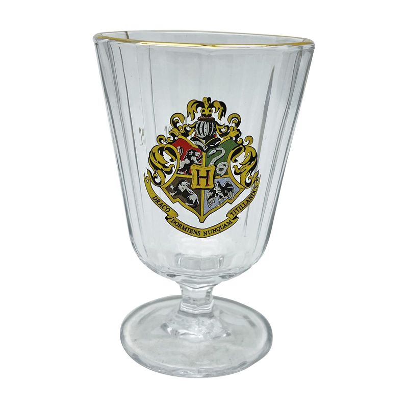 Harry Potter SAN4166 Glass Crest with Legs Dorm, Hogwarts, Approx. 6.7 ...