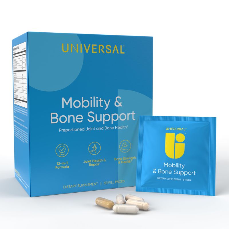Universal U Mobility & Bone Support Daily Multivitamin Supplement ...