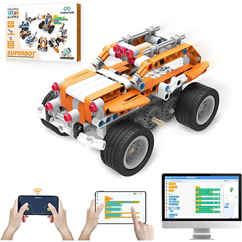 STEM Coding Robot Kits for Kids, 26-in-1 Educational Programmable ...