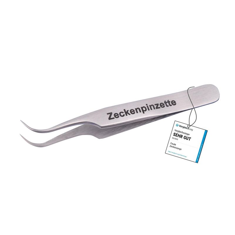Faude Tick tweezers, tick tweezers, only 8 cm, small for on the go, for ...