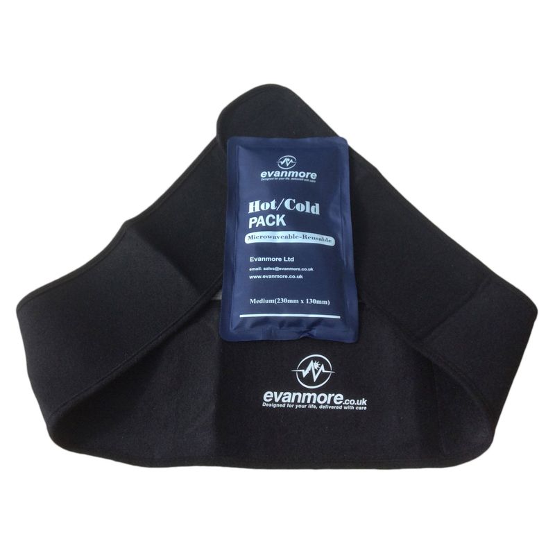 Back Pain Hot Cold Ice Compression Pack Wrap Cuff Compress Belt Sleeve ...