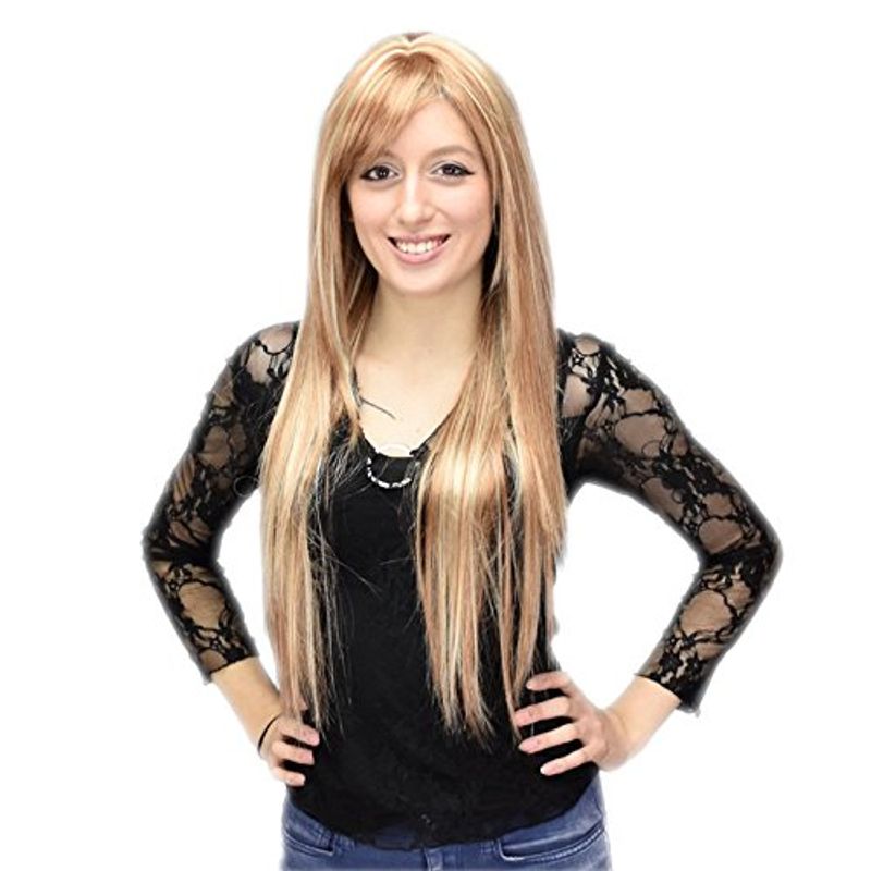 Janet's Closet Jewel Long by Sepia Strawberry/Bleach Blonde Synthetic ...