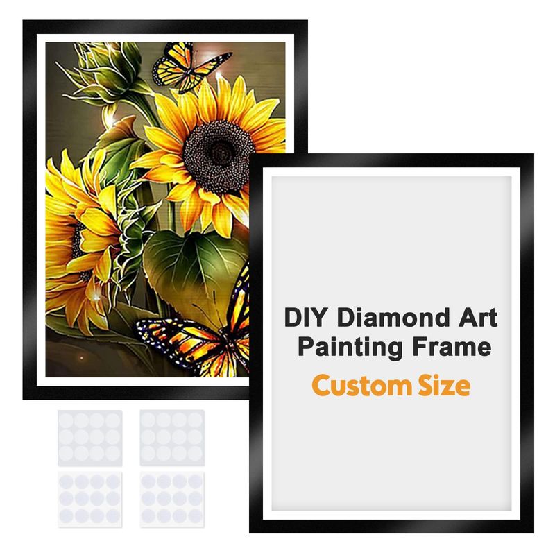 MXJSUA DIY Diamond Art Painting Frames for 30x30,30x40,40x80cm, Custom ...