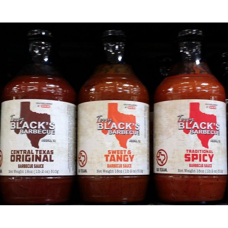 Terry Black's Barbecue Sauce, Variety Pack of 3 Flavors 18 Oz - Online ...