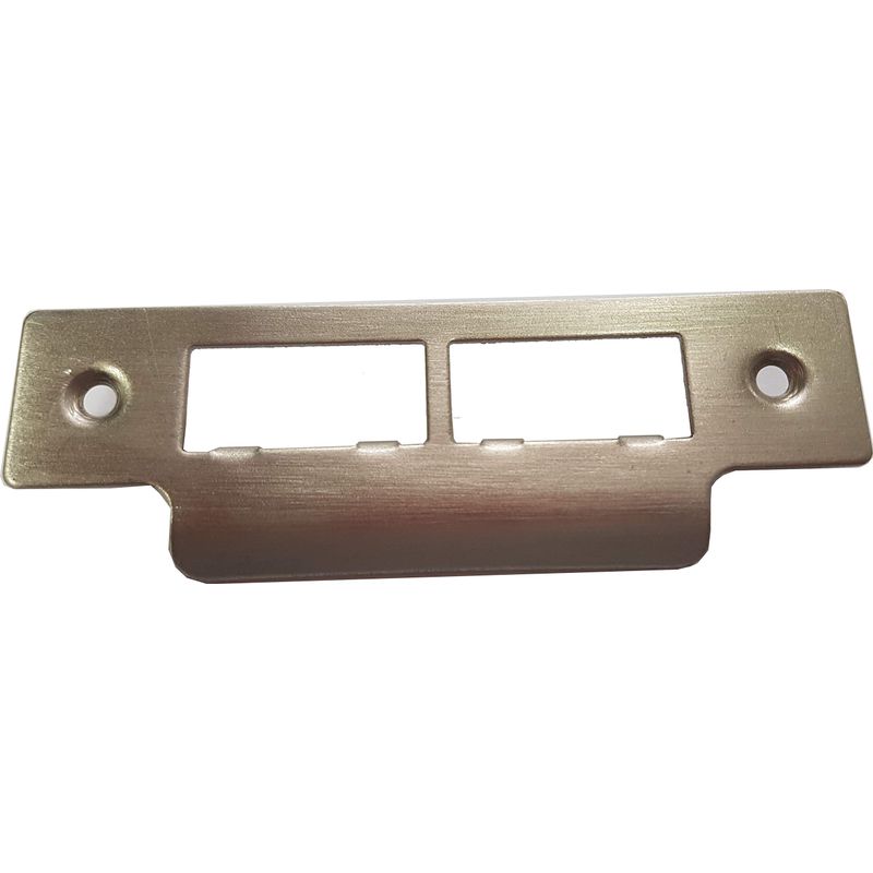 Long Strike Plates for Mortice Locks - Satin Stainless Steel x 1 ...