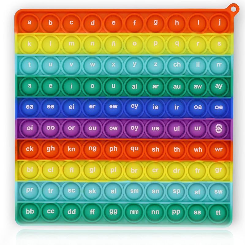 PETBSNVB Both Side Word Pop Fidget Game, CVC Word, Alphabet, Letter ...