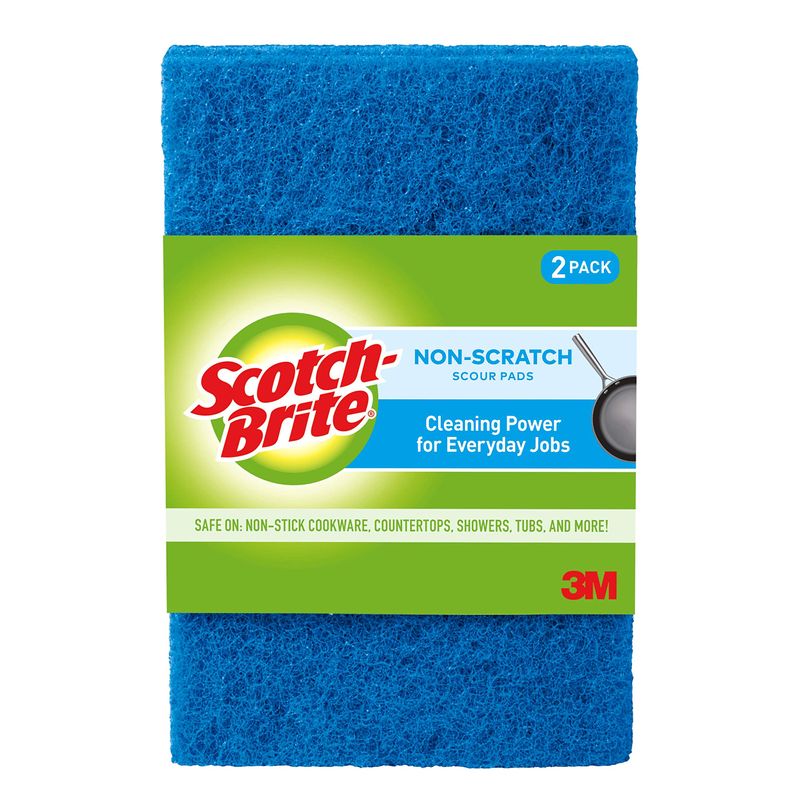 3M Scotch-Brite Multi-Purpose Non-Scratch Scour, 2 Pads (622) - Online ...