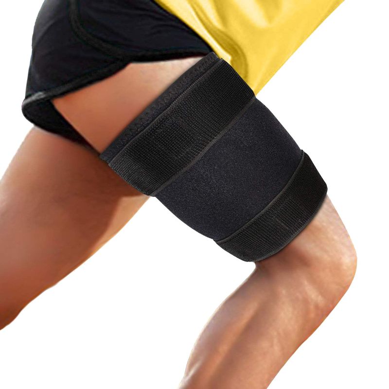 supregear Thigh Brace Support, Adjustable Hamstring Quad Wrap, Neoprene ...