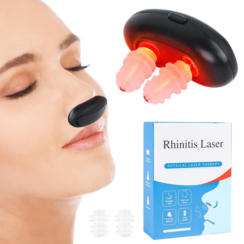 Respirelief Red Light Nasal Therapy Device, Physiotherapy Nasal Calming ...