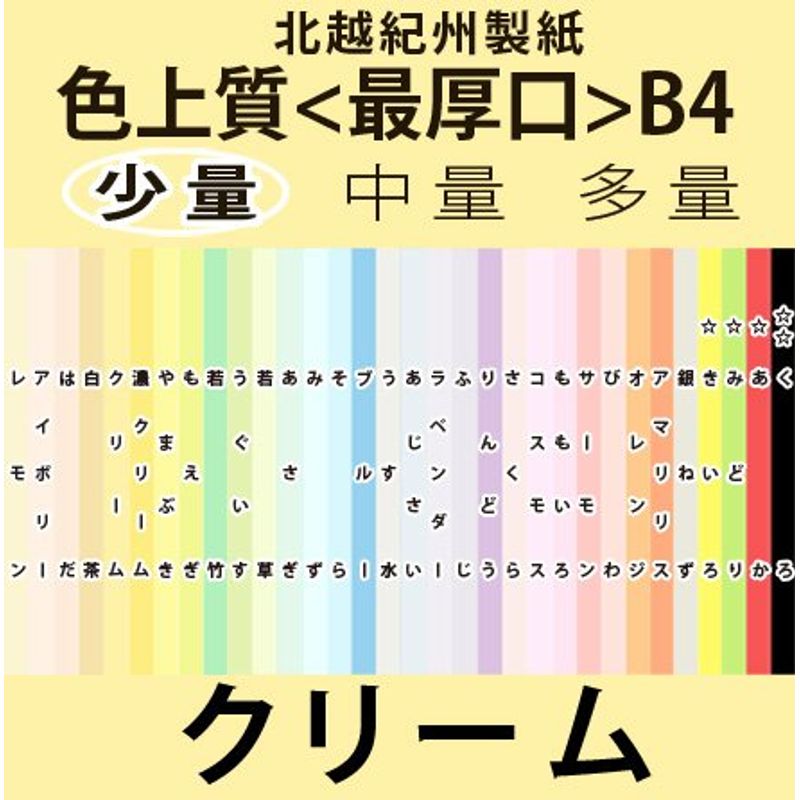 Hoketsu Kishu High Quality B4Y (Thickest Thick) (Cream) (50 Sheets ...