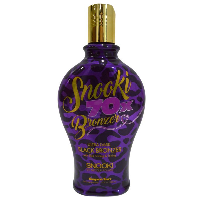 Supre Snooki Ultra Dark 70X Black Bronzer Tanning Lotion 12 ounces ...