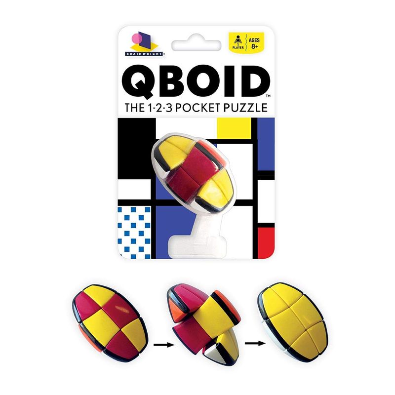 Brainwright - QBOID - The 1-2-3 Pocket Brain Teaser Fidget Puzzle ...