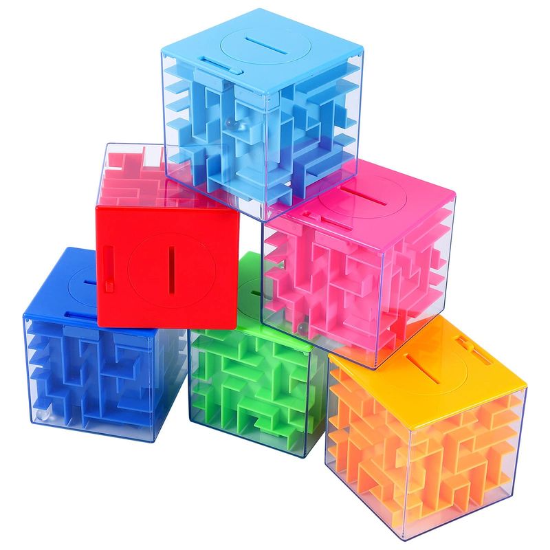6PACK Money Maze Puzzle Box, Twister.CK Unique Money Gift Holder Box ...