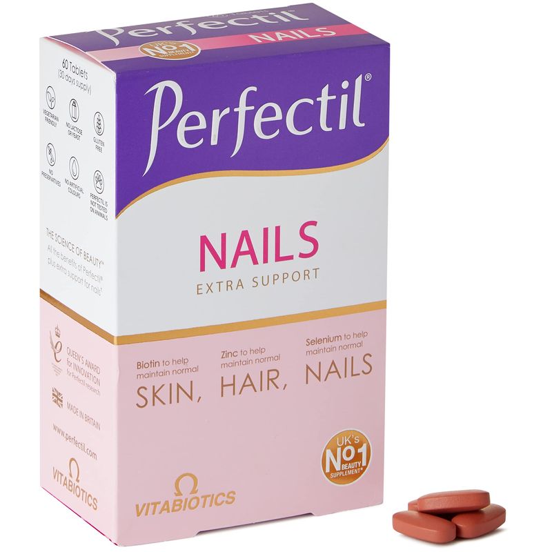 Perfectil Nails Beauty Supplement Tablets, by Vitabiotics - Online ...