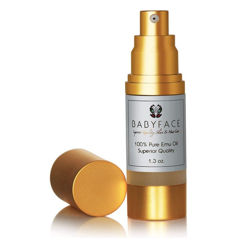 Babyface Emu Oil - Premium Grade for Dry Skin, Rashes, Sensitive Eye ...