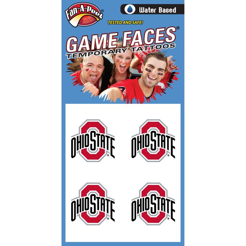 Ohio State Buckeyes Team Logo Temporary Tattoos - EveryMarket