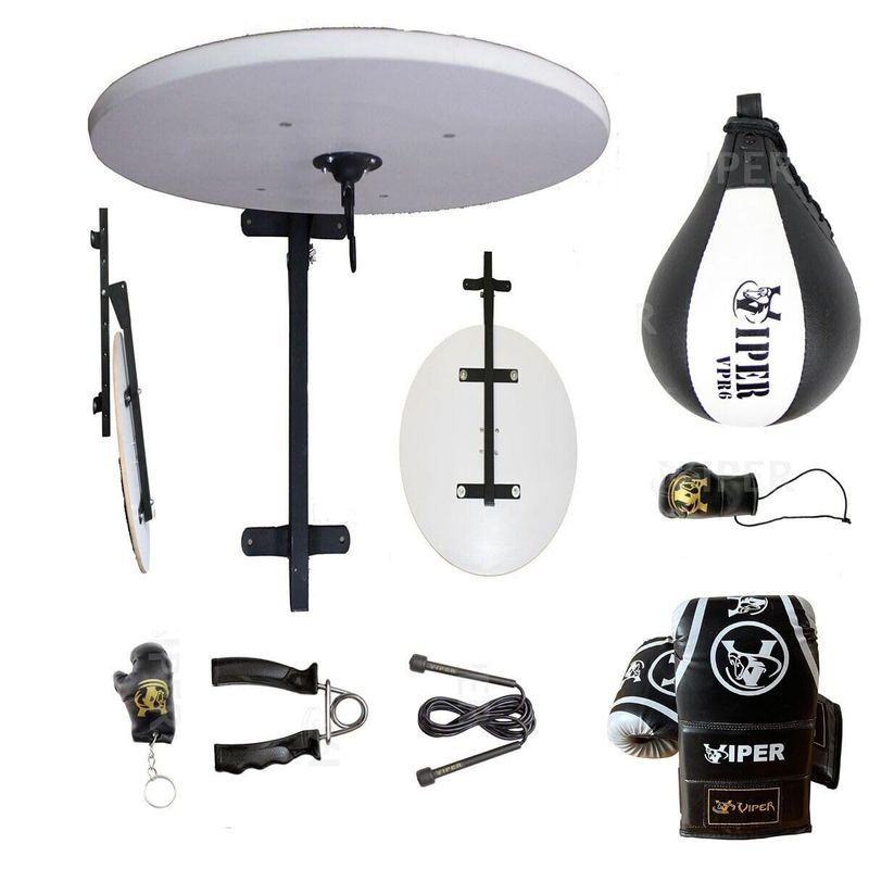 Speedball Platform Set Boxing MMA Training Punch Bag Speed Stand Wall ...