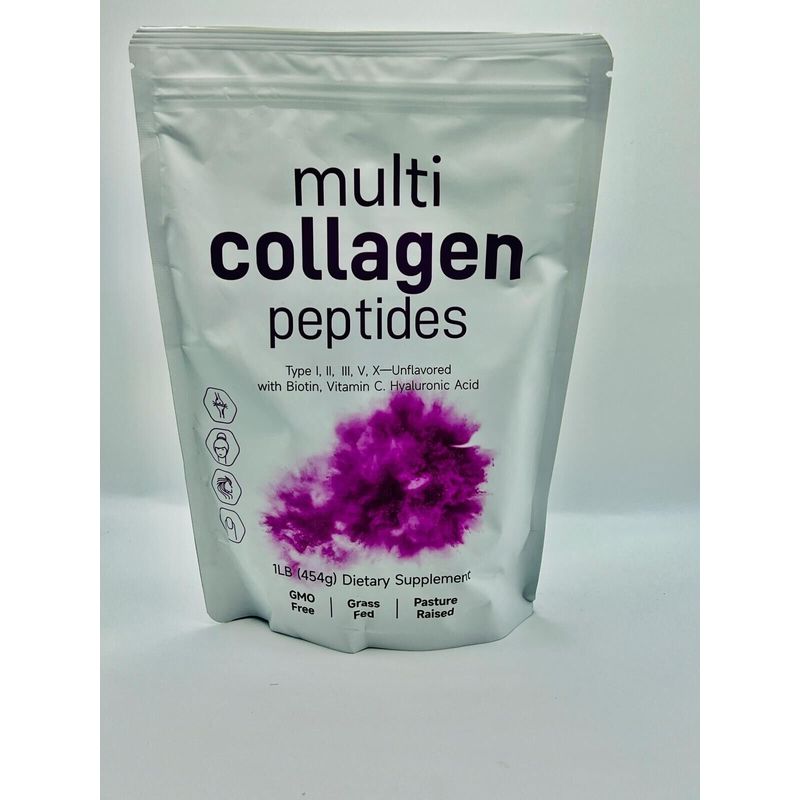 Hydrolyzed Multi Collagen Peptides Powder – Unflavored & Highly ...