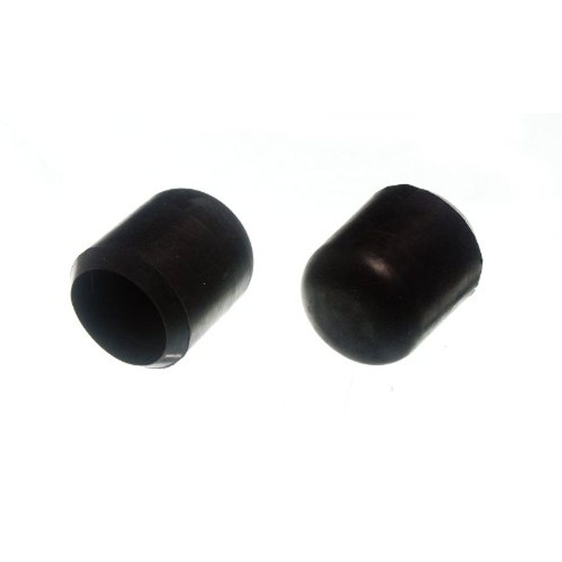 12 x Chair FERRULES Black Rubber Floor Protector Stick Ends 25MM 1 inch ...