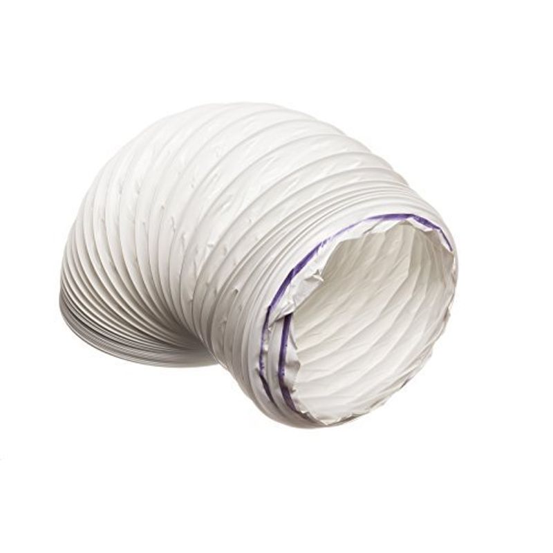 1 metre PVC (Plastic) Flexible White Ducting, Condenser Tumble Dryer ...