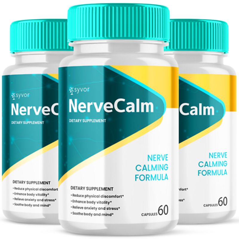 NerveCalm Advanced Nerve Support Formula Maximum Strength Vitamin 180 ...
