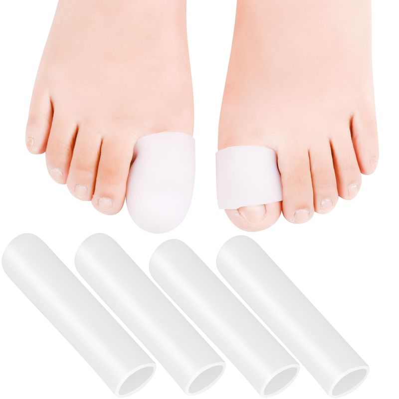 DYKOOK Big Toe Caps, Gel Toe Tubes 4 Pack, Silicone Toe Sleeves ...