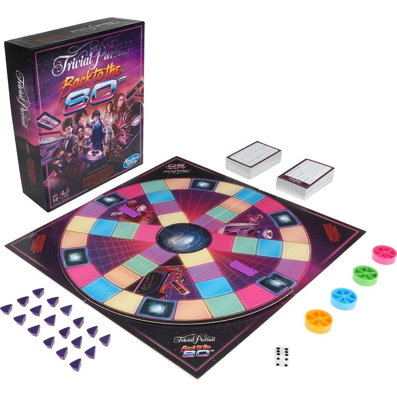 Trivial Pursuit Netflix's Stranger Things Back to The 80s Edition: Adult and Teen Party Board ...