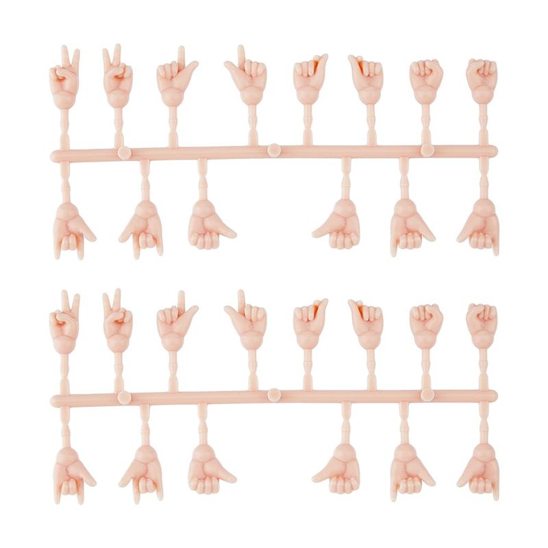 DICOSMETIC 10 Set Tiny Doll Hands for Doll Making 0.87"-1.14" Long ...